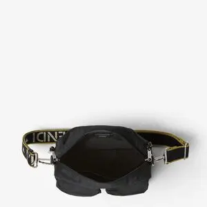 Fendi Camera Case Black Ff Zucca Superlight Fabric Bag